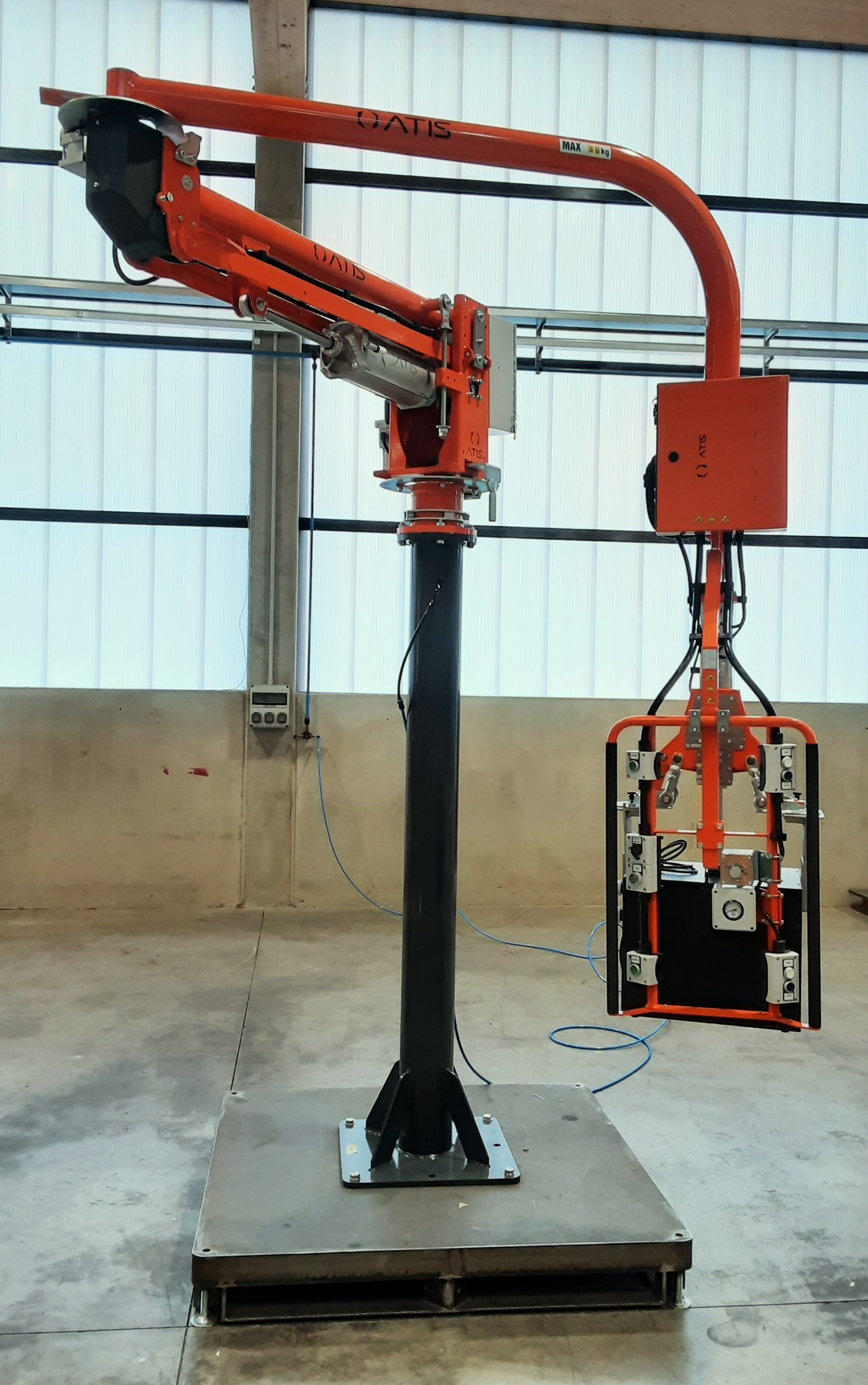 ATIS industrial pneumatic manipulators with pneumatic gripper for reels ...