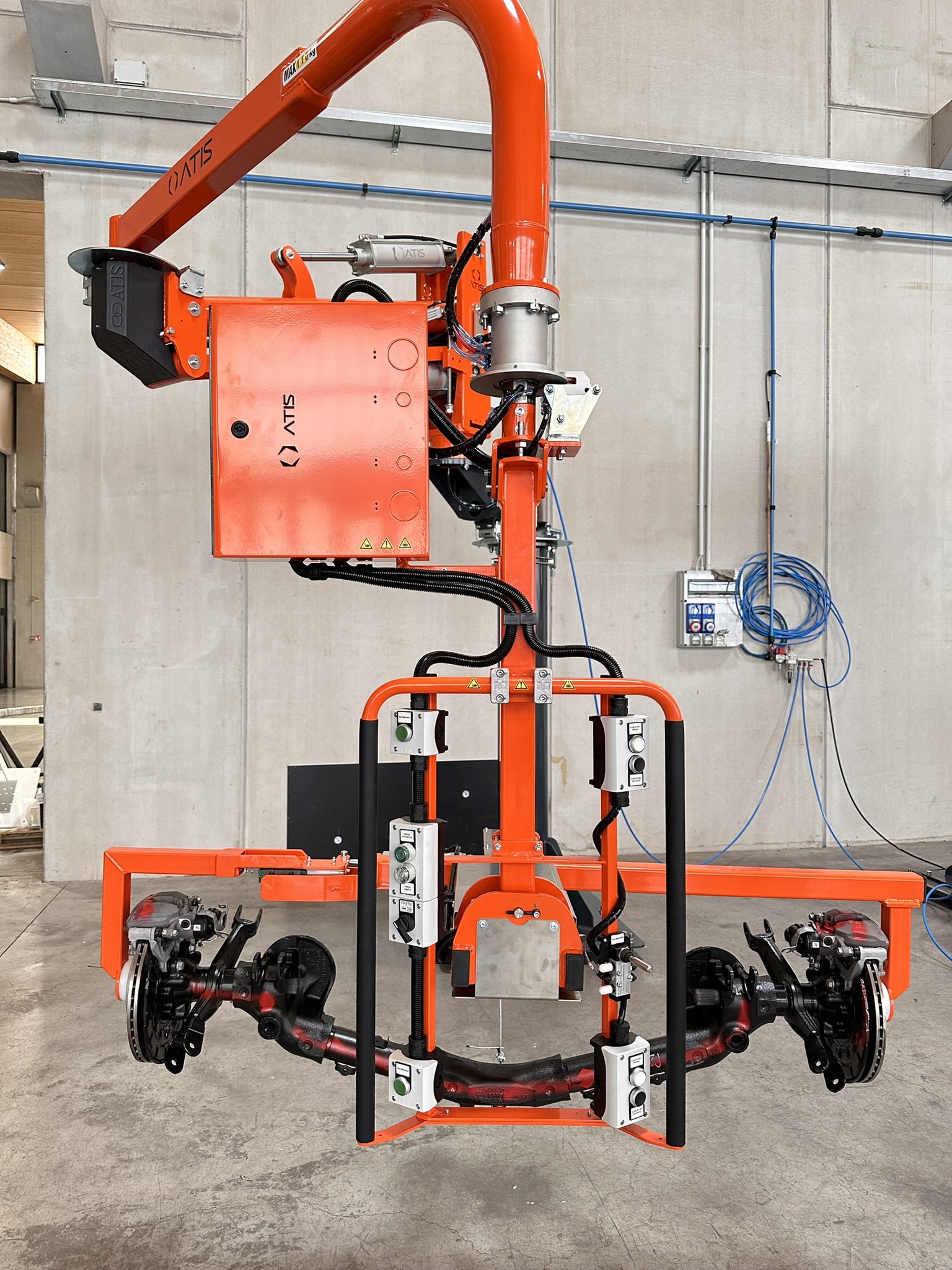 ATIS industrial pneumatic manipulators with pneumatic gripper for twin ...